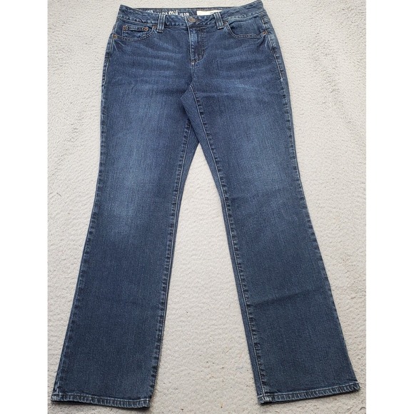 Dkny | Jeans | Dkny Ludlow Bootcut Jeans Women 6r Blue Denim Flat Front ...